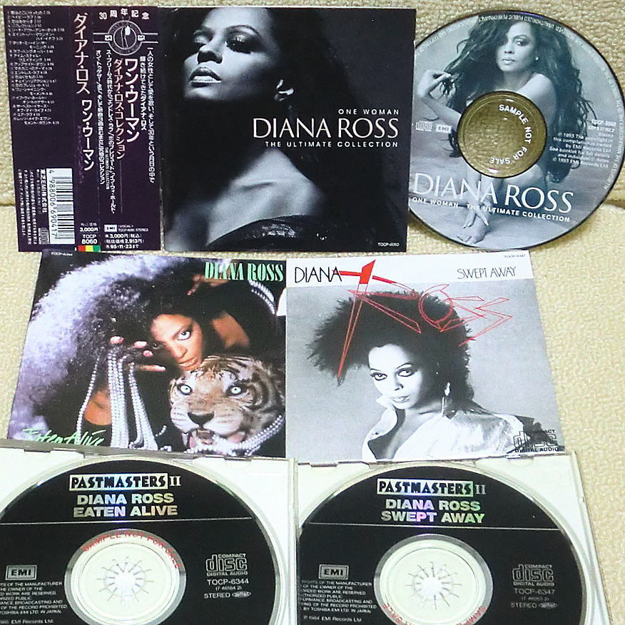 送料210円 CD3点 ダイアナ ロス Diana Ross 日本盤 プロモ One Woman 帯付き＋Eaten Alive＋Swept Away 生産終了(R&B、ソウル)｜売買された ...