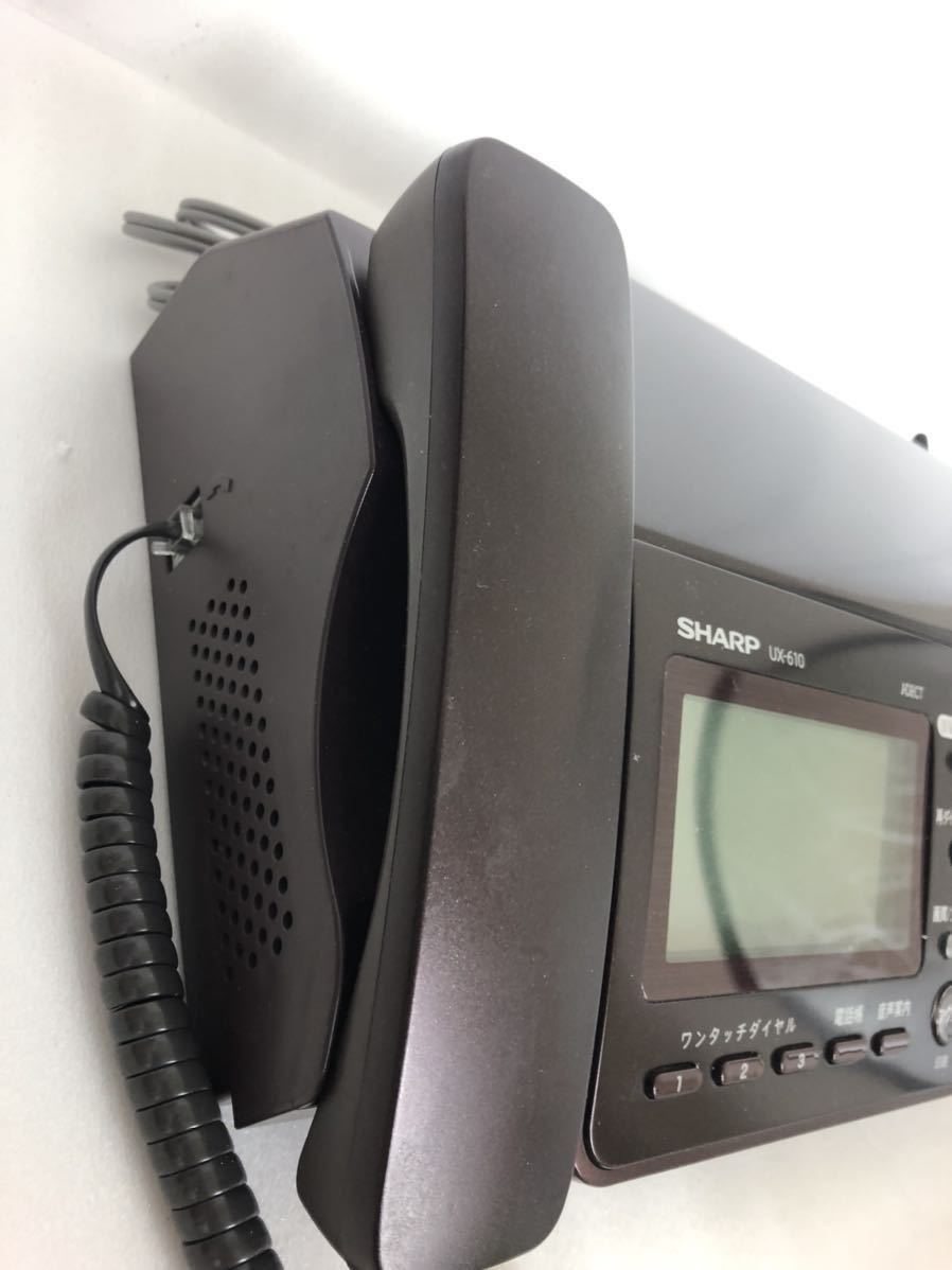 SHARP シャープ FAX電話機 UX-610 子機付き FAX用インクリボン あり SD506(電話機一般)｜売買されたオークション情報、yahooの商品情報をアーカイブ公開 ...