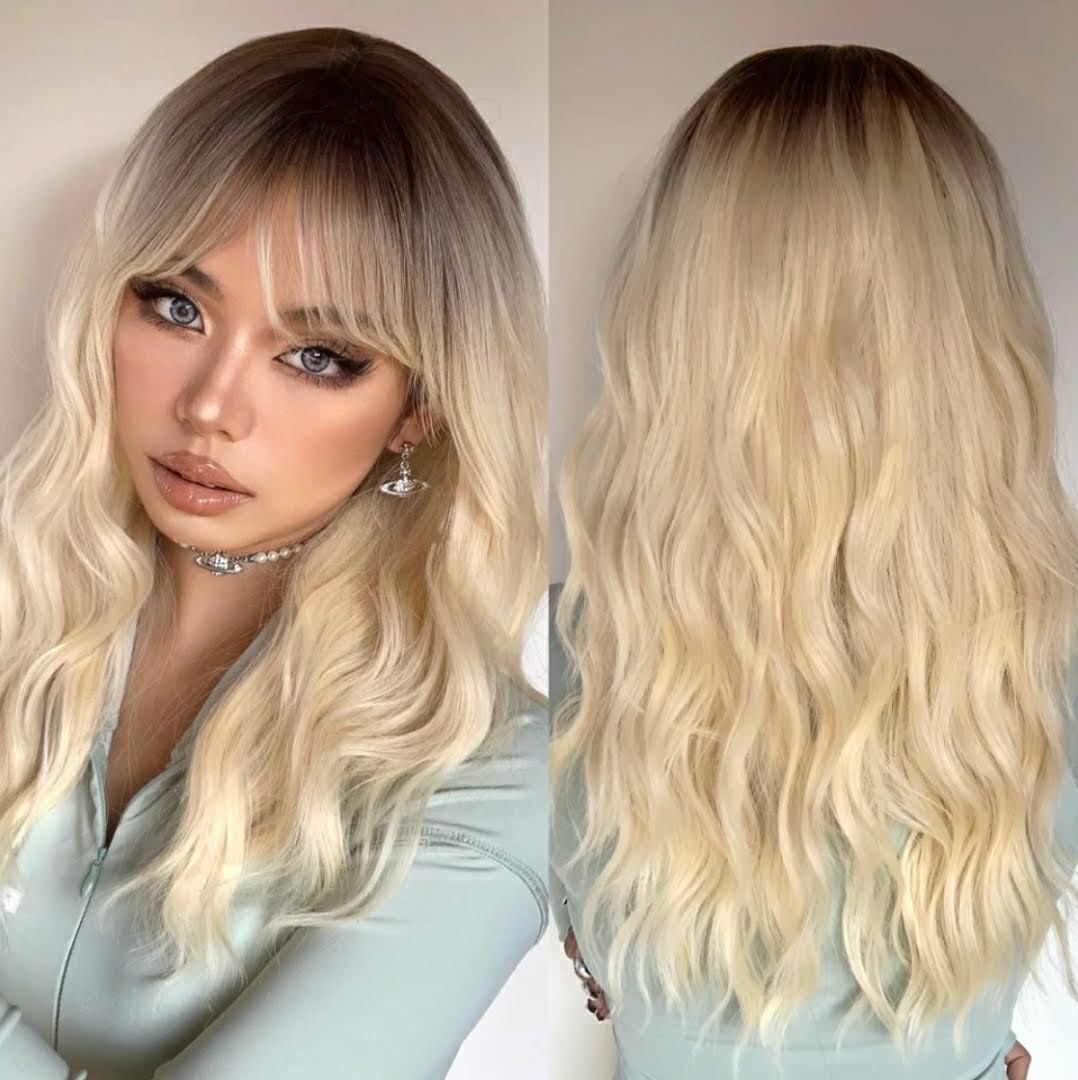 前髪バレイヤージュカラーウェーブフルWIG LC290-1 11-04-1(ミディアム)｜売買されたオークション情報、yahooの商品情報を ...
