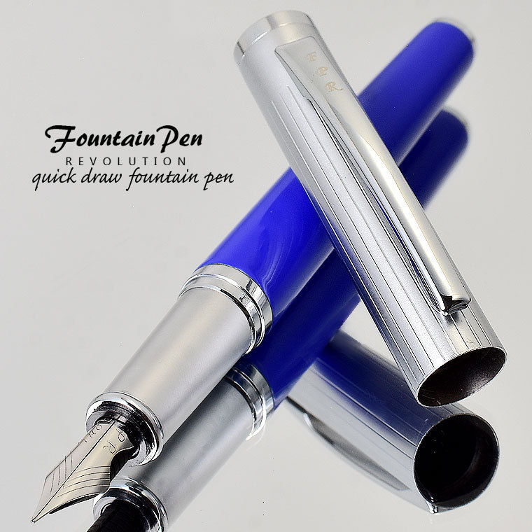 万年筆 FPR社 Quickdraw 自由自在な文字幅 スーパーフレックスニブ カリグラフィー 真鍮製 ラッカー塗装 ブルー 青 /QDS-BL(万年筆一般)｜売買されたオークション情報 ...