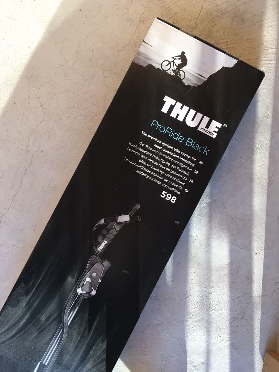 品 3つ同時出品 Thule ProRide 598 ブラック TH598B スーリープロライド598 キャリアベース WingBar ...