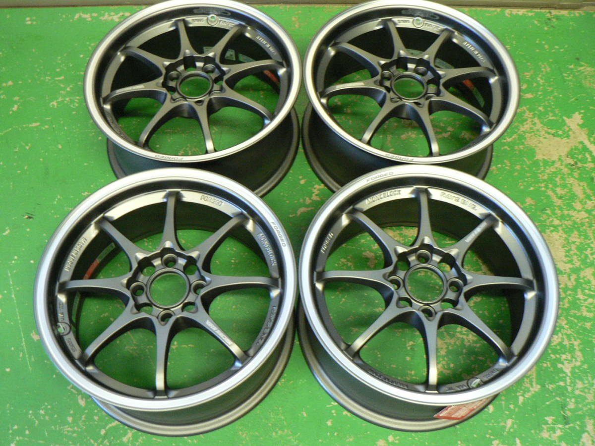 74 CE28CR 15-7J+38 VITA01 RAYS TE37 フィット デミオ EG6 AE111 TRD 無限 マーチ エンケイ ...