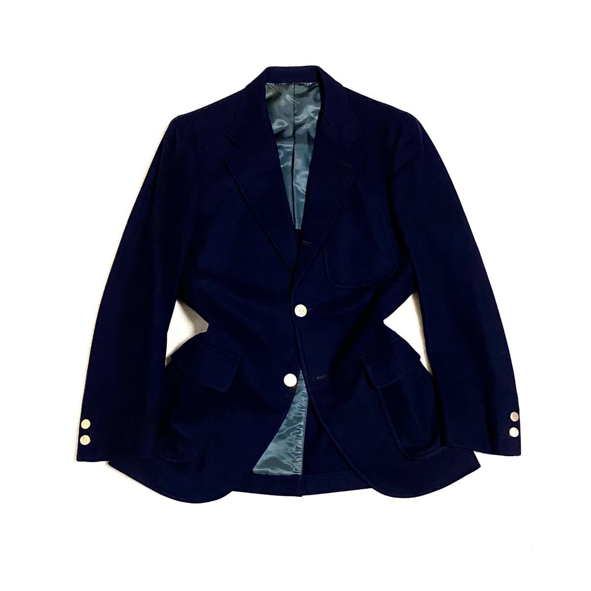 Q526 Kent ケント VAN JACKET 刻印 金ボタン 釦 テーラード ジャケット 紺ブレ ブレザー メンズ ネイビー 紺 M相当(Mサイズ)｜売買されたオークション情報、yahoo ...