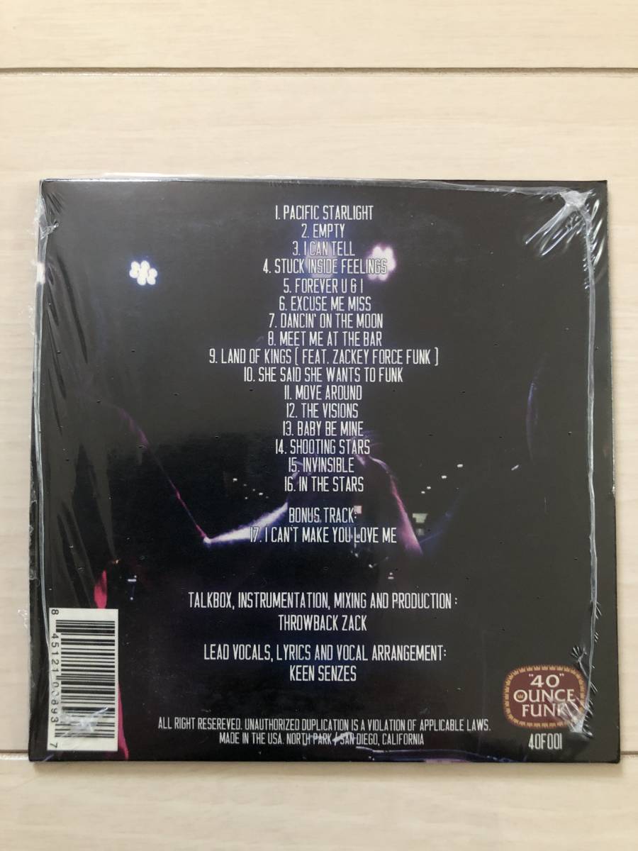 pacific star CDアルバム throwback zack.keen senzes.トークボックス.talkbox.g-funk ...