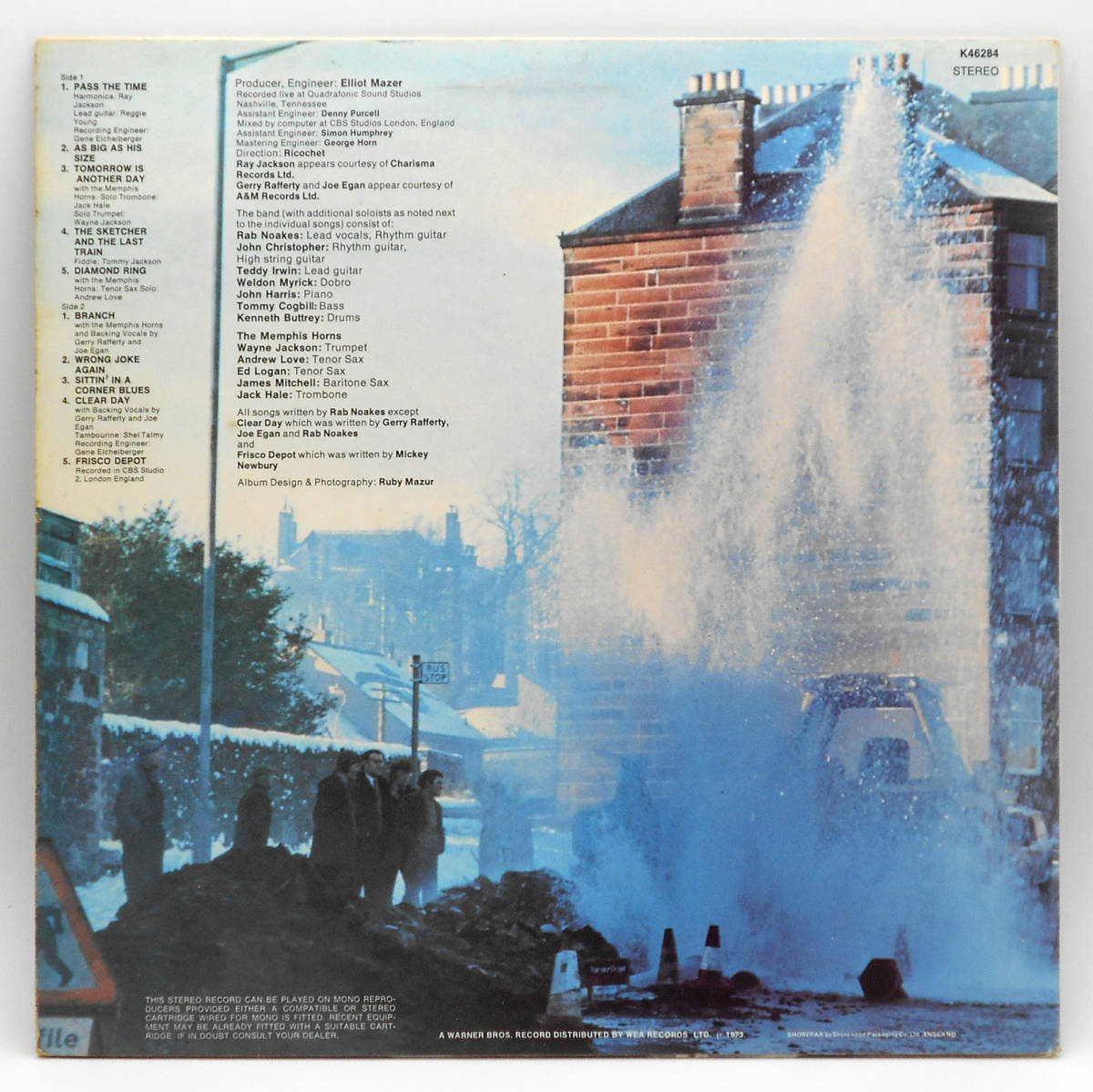 良盤 UK ORIG LP RAB NOAKES/Red Pump Special 1974年 スワンプロック大名盤 ナッシュビル録音 Pro ...