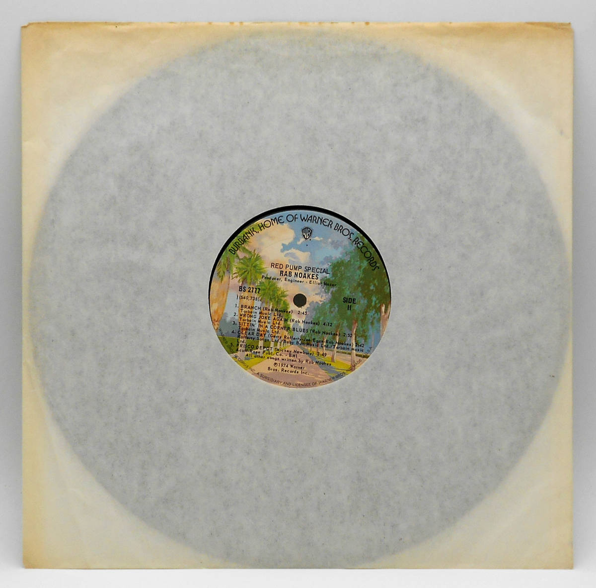 良盤 UK ORIG LP RAB NOAKES/Red Pump Special 1974年 スワンプロック大名盤 ナッシュビル録音 Pro ...