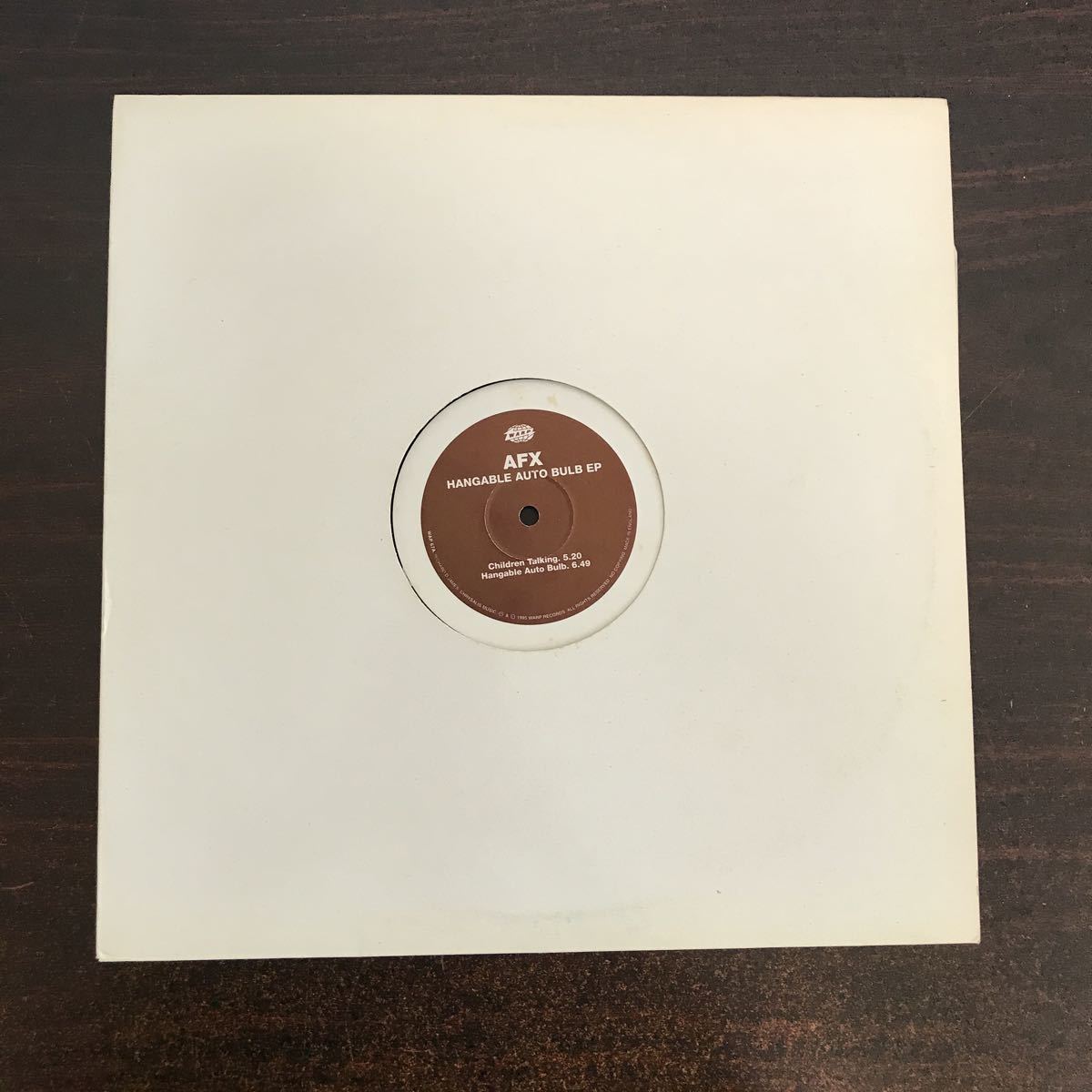 se15 ＜12inch/Warp Records/UK盤＞AFX / Hangable Auto Bulb EP - Aphex Twin ...