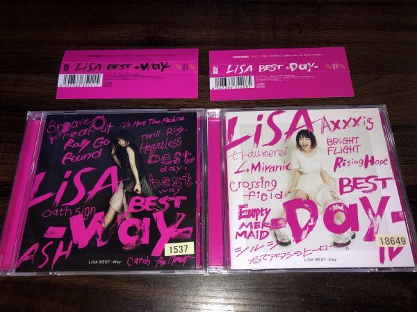 LiSA BEST -Day- LiSA BEST -Way- アルバムセット CDセット ケース交換済み 送料200円(その他)｜売買された ...