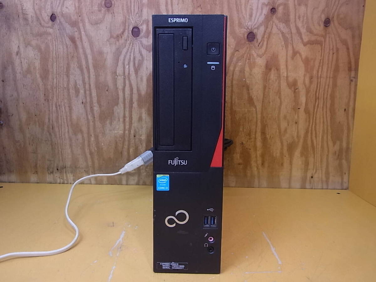 T/346 富士通 FUJITSU デスクトップパソコン ESPRIMO D552/N FMVD19005 Win10 Core i3 ...