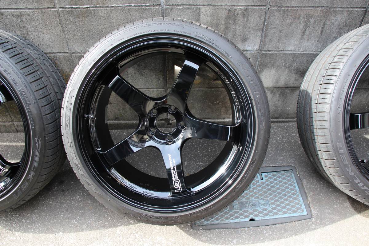 R35 GTR ADVAN Rasing GT Premium Version アドバンレーシングGTプレミアムバージョン 21インチ 4本 ...