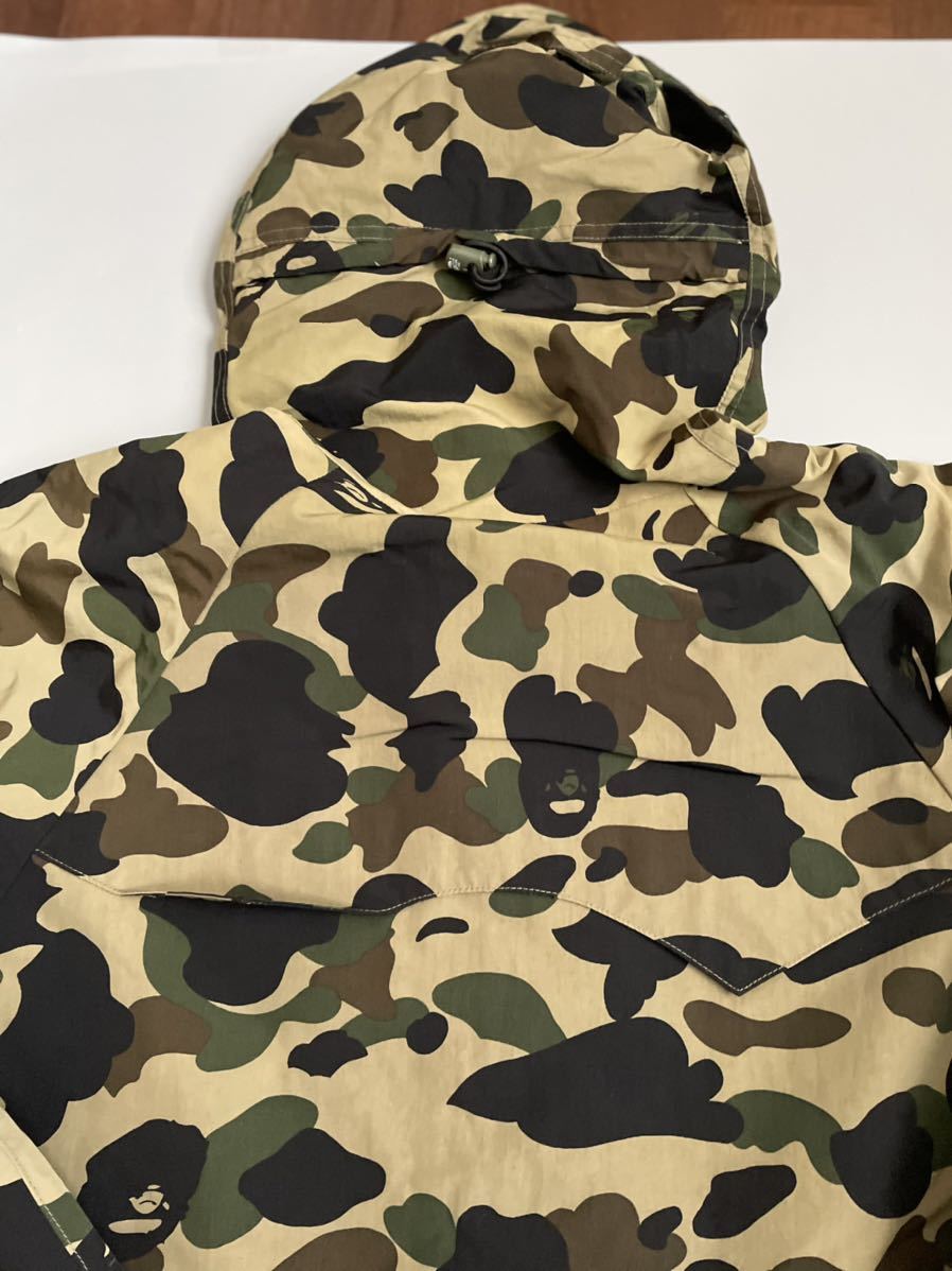 A BATHING APE BAPE マイロ カモフラ スノボジャケット XLサイズ アベイシングエイプ BAPESTA コラボ NIGO ...