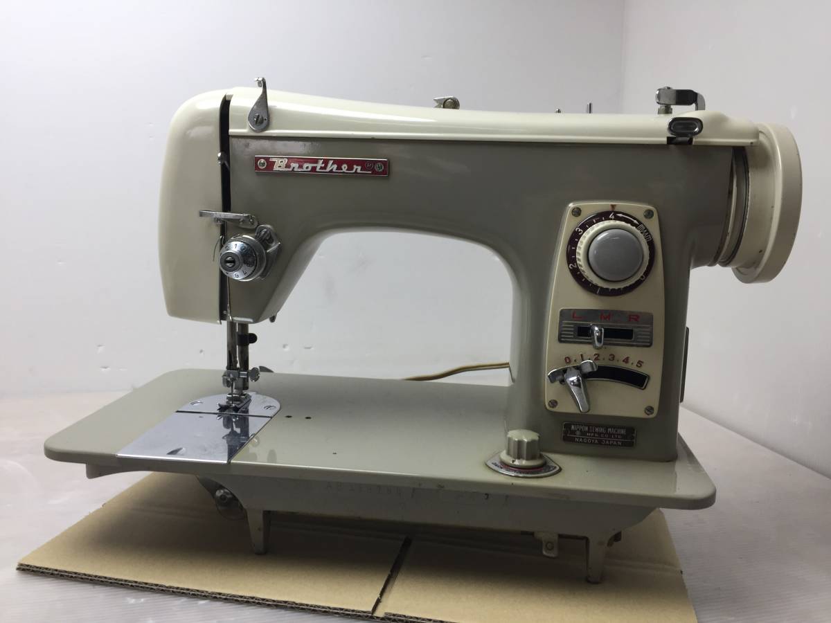BROTHER ブラザー NIPPON SEWING MACHINE アンティーク ミシン ハンドクラフト /現状品/動作未確認ジャンク ...