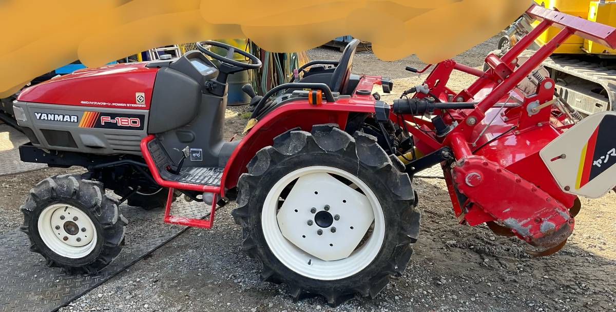 ヤンマー YANMAR トラクター F180 ロータリー RSB1303 312hr 水平機能 クボタ イセキ(車体)｜売買されたオークション ...