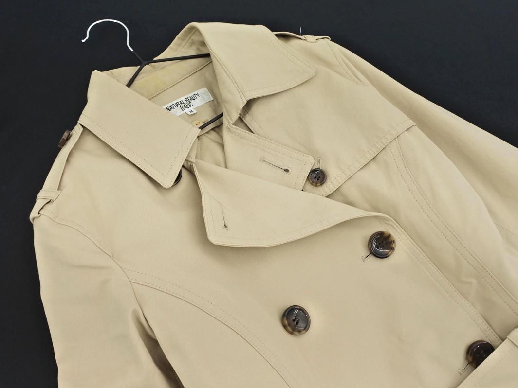 ナチュラルビューティーベーシック キルティングライナー付き トレンチ コート sizeM/ベージュ cbb5(コート)｜売買されたオークション情報、yahooの商品情報をアーカイブ公開 ...