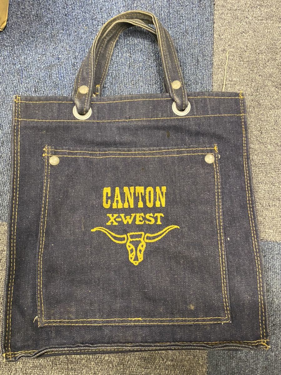 CANTON キャントントートバッグ デニム(その他)｜売買されたオークション情報、yahooの商品情報をアーカイブ公開 - オークファン ...