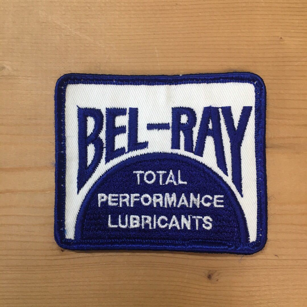 ビンテージ アメリカ ワッペン パッチ BEL-RAY オイル サーキット バイク レース voyager USA vintage ...
