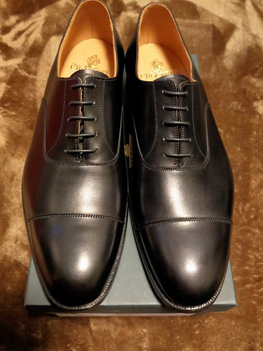 クロケット＆ジョーンズ CROCKETT & JONES ストレートチップ DORSET2 size:9 1/2E 黒 BLACK CALF レザーソール(9.5インチ)｜売買された ...