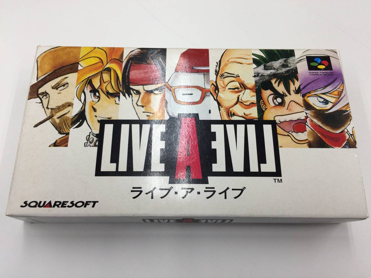 HB571 SFC LIVEALIVE ライブアライブ 箱説明書付き スーパーファミコン(ロールプレイング)｜売買されたオークション情報、yahooの商品情報をアーカイブ公開 - オークファン ...
