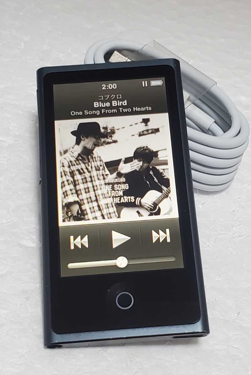 iPod nano 第7世代 iPodnano7 16GB MKN52J スペースグレー タッチパネル Bluetooth ブルートゥース ...