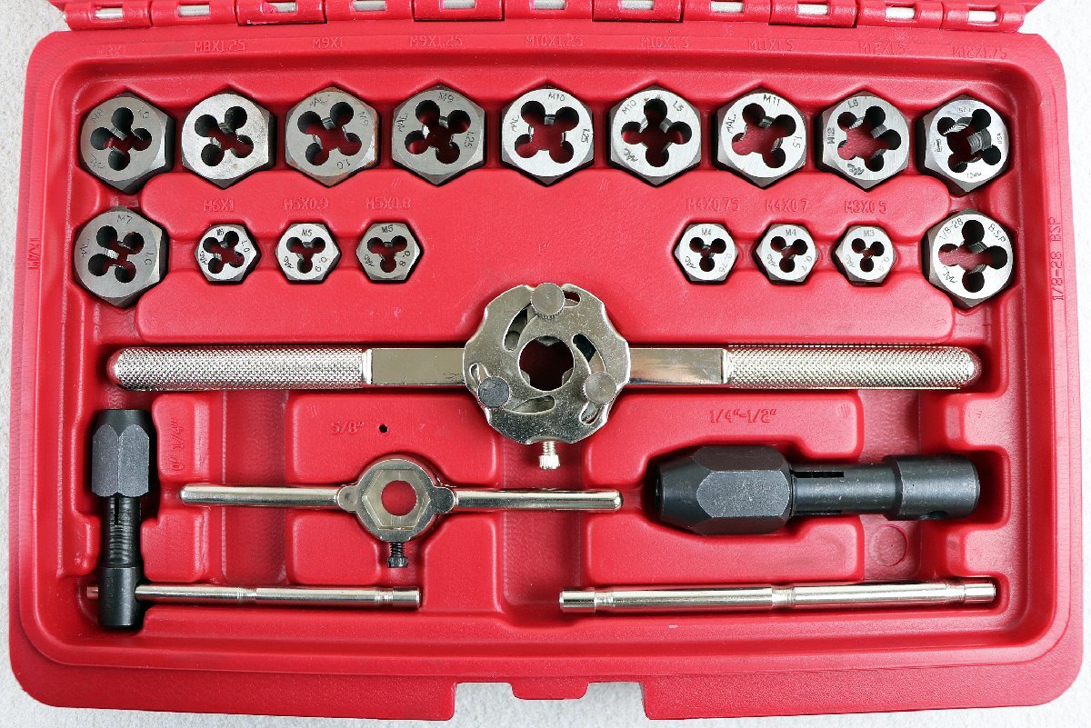 S 品 タップ&ダイス 41pcセット TD41METS メーカー：MAC TOOLS/マックツール メトリックタップ/ダイスセット ケース入り(その他)｜売買されたオークション情報 ...