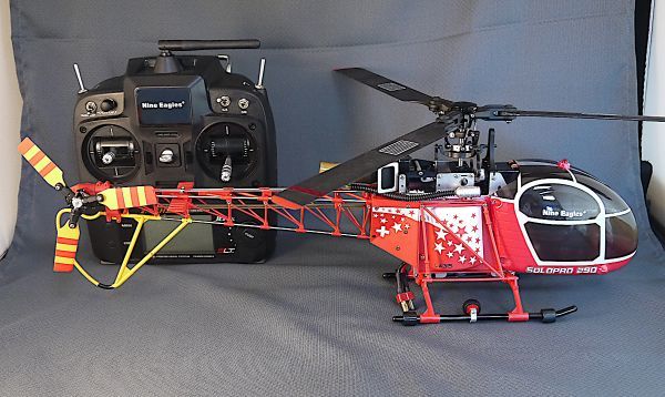 NINEEAGLE スケールヘリの最高峰 The Helicopter 6ch 小型電動ヘリコプター SOLO PRO 290 LA315 難 ...