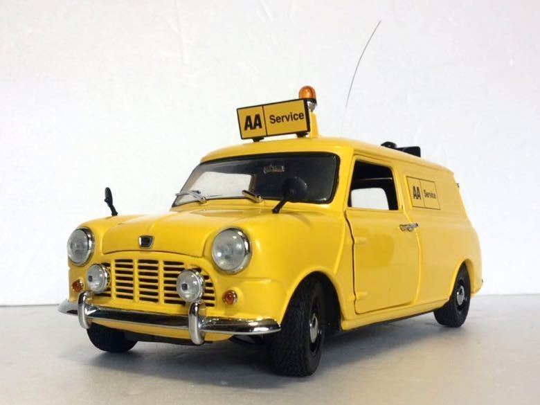 京商 1/18 ミニ バン AAサービス イエロー KYOSHO MORRIS MINI VAN(乗用車)｜売買されたオークション情報 ...