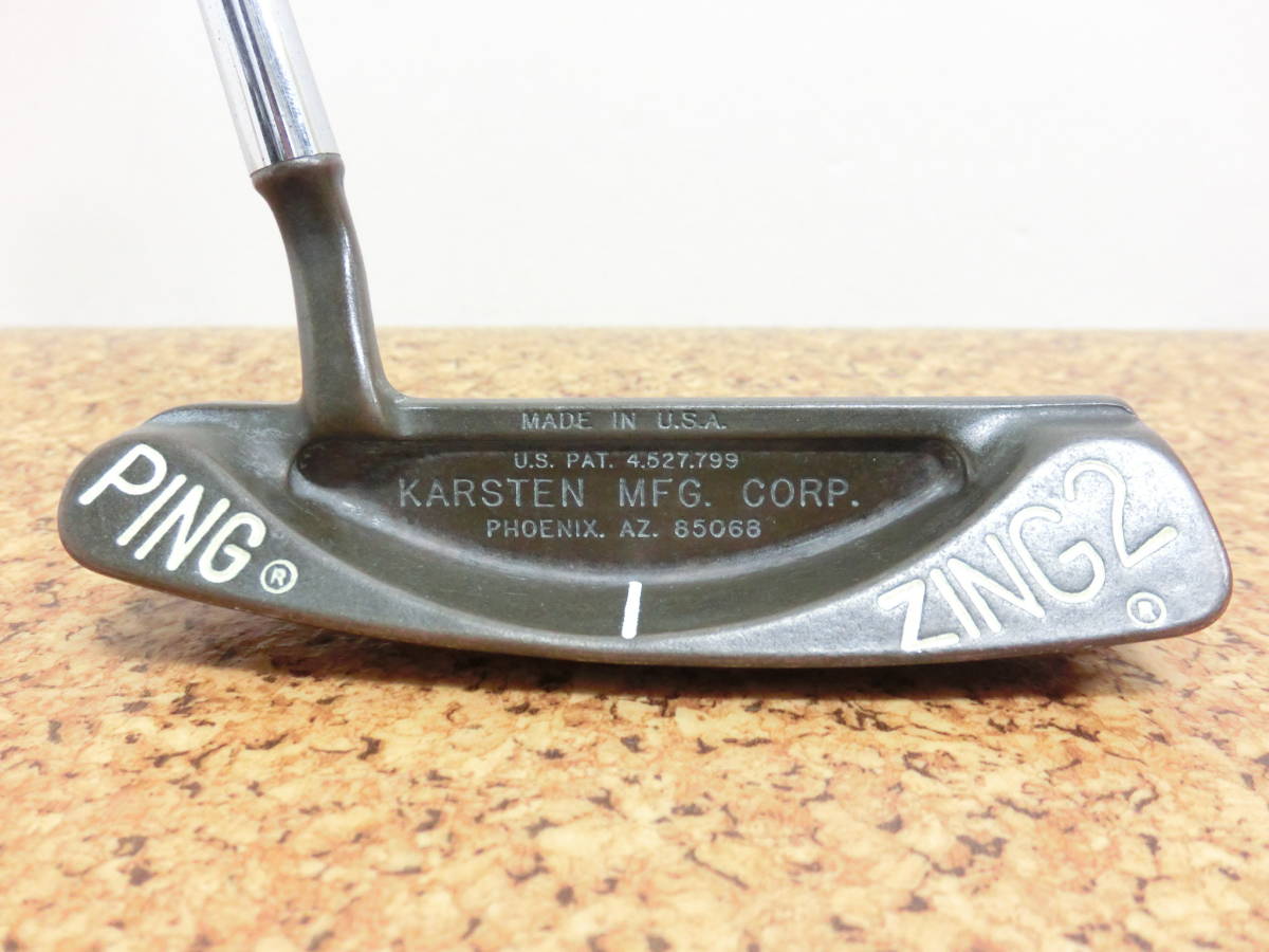 PING ピン ZING 2 ジング 2 KARSTEN MFG CORP PHOENIX AZ 85068 パター 34インチ 純正スチール ...