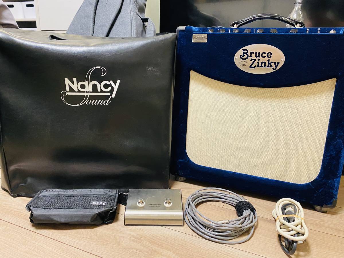 超 Nancy Bruce Zinky NS-2 ヴィンテージ アンプ Fender Blue Velvet 25 B'z tak GLAY ...