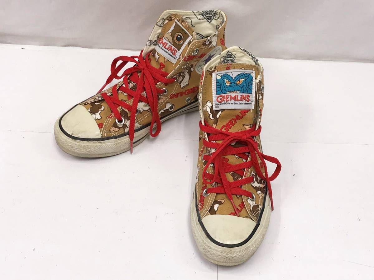CONVERSE × GREMLINS 1C1276 ALL STAR スニーカー サイズ24cm ブラウン系 22033001(26.5cm ...
