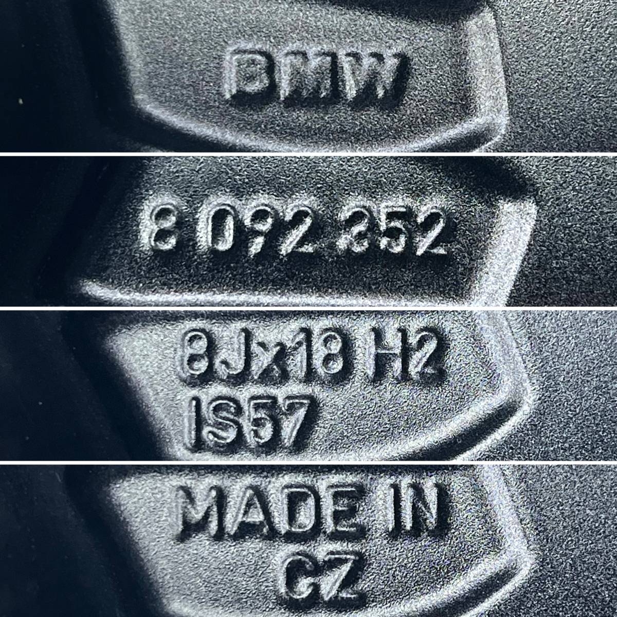 18インチ 1本 1シリーズ F40 / Mスポーツ BMW 純正 ホイール 36118092352 18×8J 5穴 112 +57 67 ...