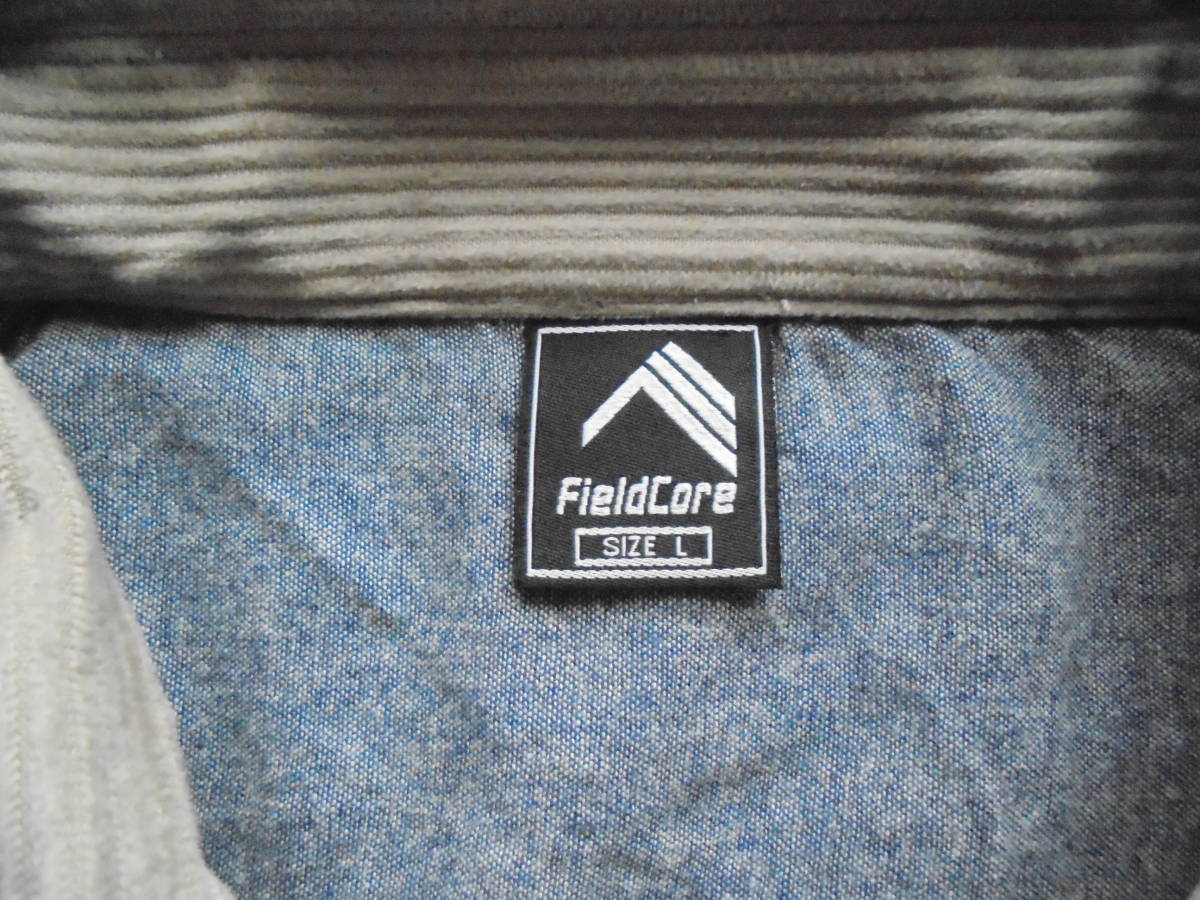 ワークマン WORKMAN フィールドコア FieldCore 2253 WARM SHIELD マイクロフリースシャツ L ベージュ ジャケット コーデュロイ(長袖シャツ)｜売買された ...