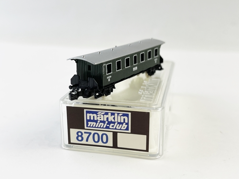 1円 ほぼ 動作良好 箱付 メルクリン 8700 2等2軸 古典客車 Zゲージ ミニクラブ Marklin mini club ジオラマ 海外 ...