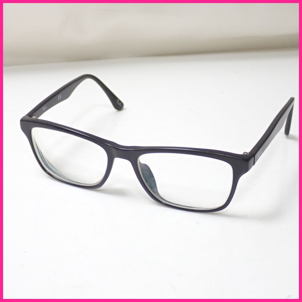 Ray-Ban/レイバン 度入り眼鏡/メガネフレーム RAP6196AA 145 RC001/ブラック/クリア/フルリム/セルフレーム ...
