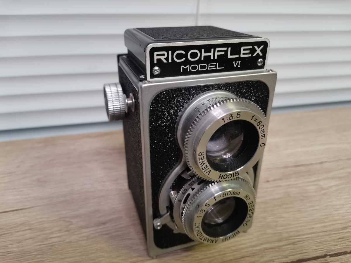 RICOHFLEX リコーフレックス MODEL VI 二眼レフカメラ #162(二眼レフ)｜売買されたオークション情報、yahooの商品情報 ...