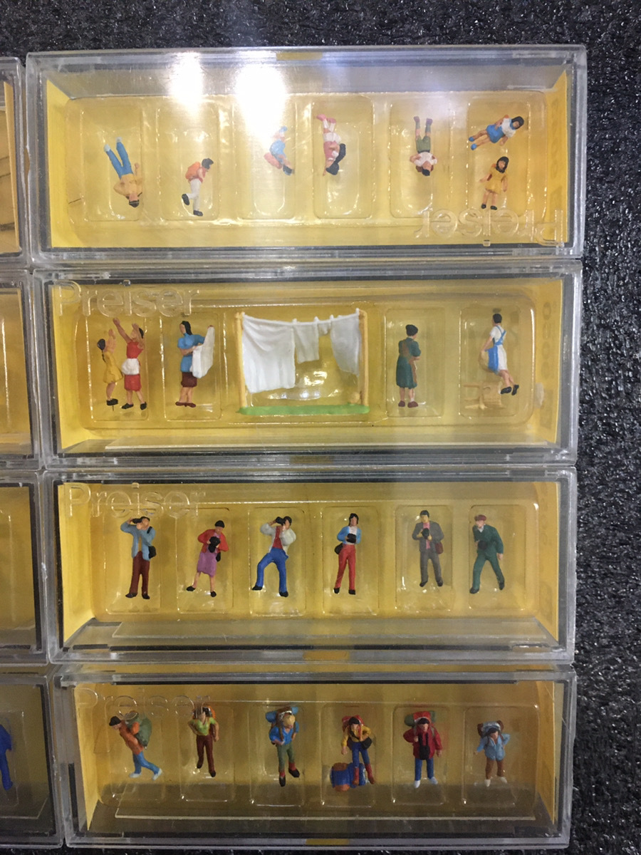 Preiser プライザー 1/160 9077 9043 9027 9096 9059 9025 9050 ×2 ミニチュア ジオラマ 模型 人形 8点セット(その他)｜売買された ...