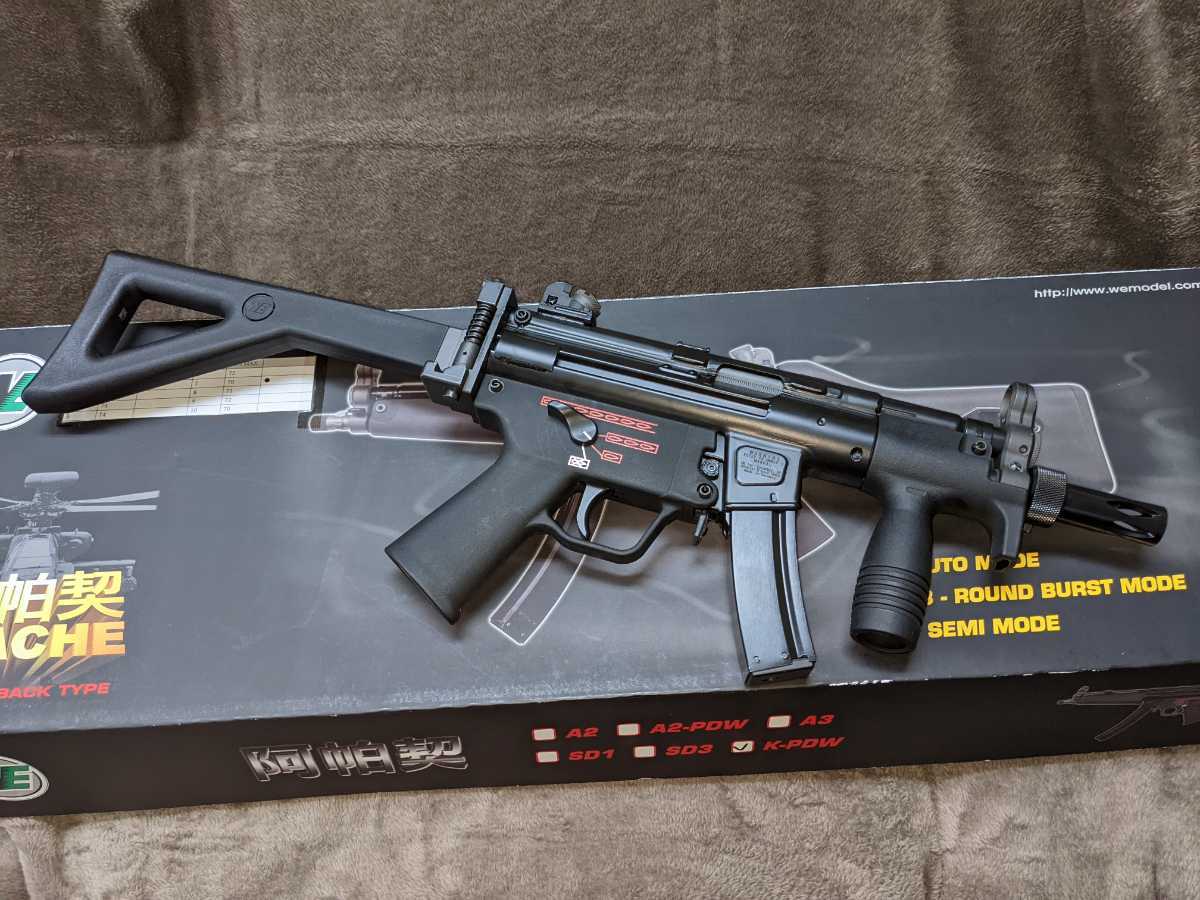 WE H&K MP5K PDW APACHE ガスブローバック サブマシンガン(ガスガン)｜売買されたオークション情報、yahooの商品情報をアーカイブ公開 - オークファン（aucfan.com）