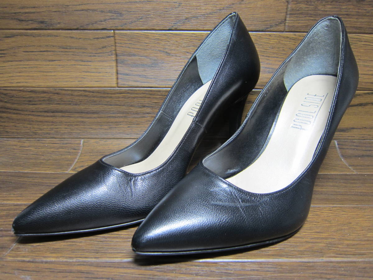 着用少 poolside プールサイド パンプス 23.5cm 黒 日本製 冠婚葬祭 通勤 全国一律レタパ520円 AZ2204D③(ブラック系)｜売買されたオークション情報、yahooの商品 ...