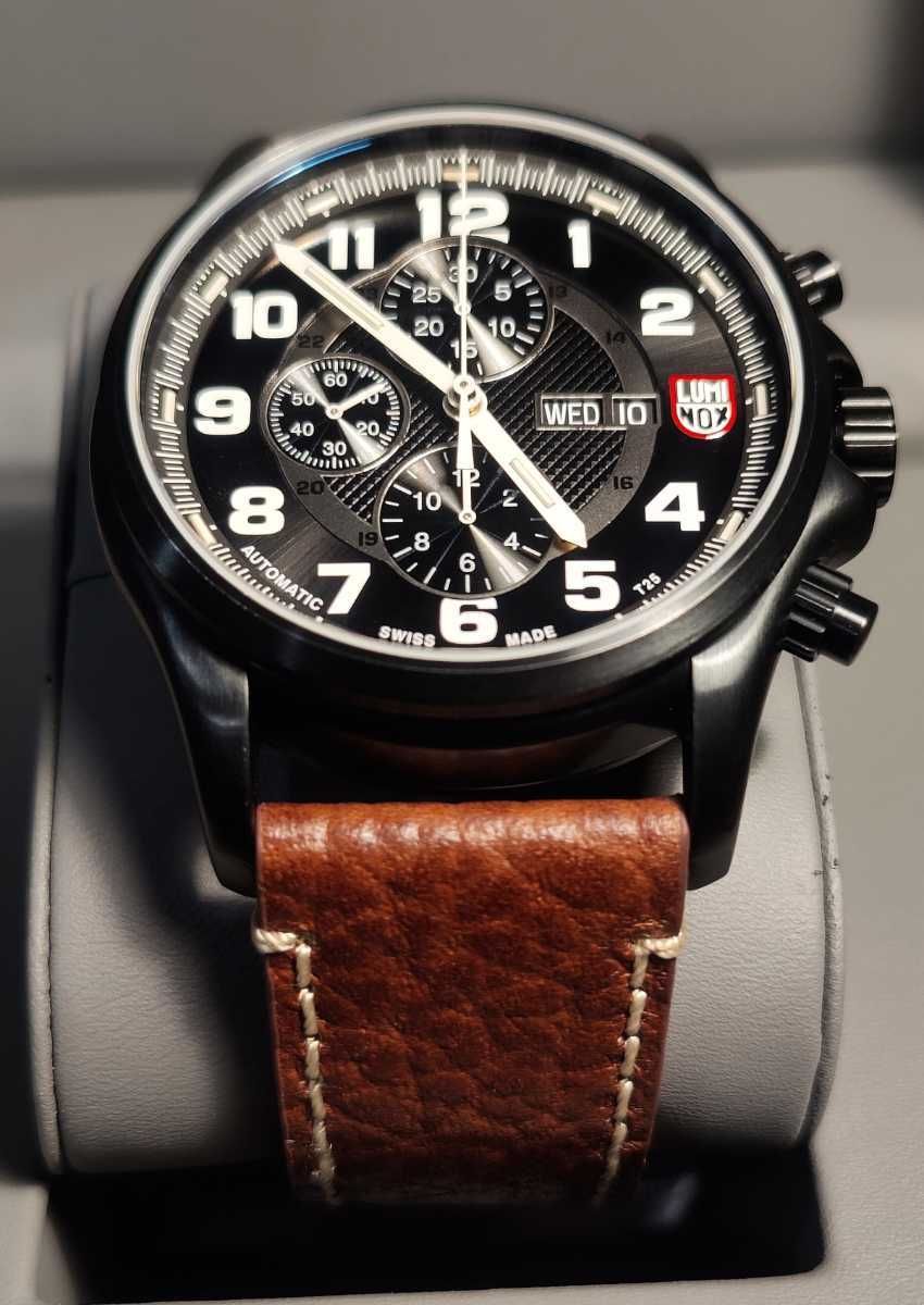 定価31万円 試着のみ LUMINOX fortis 自動巻き オートマチック TRASER ルミノックス 1860 1861 クロノグラフ ...