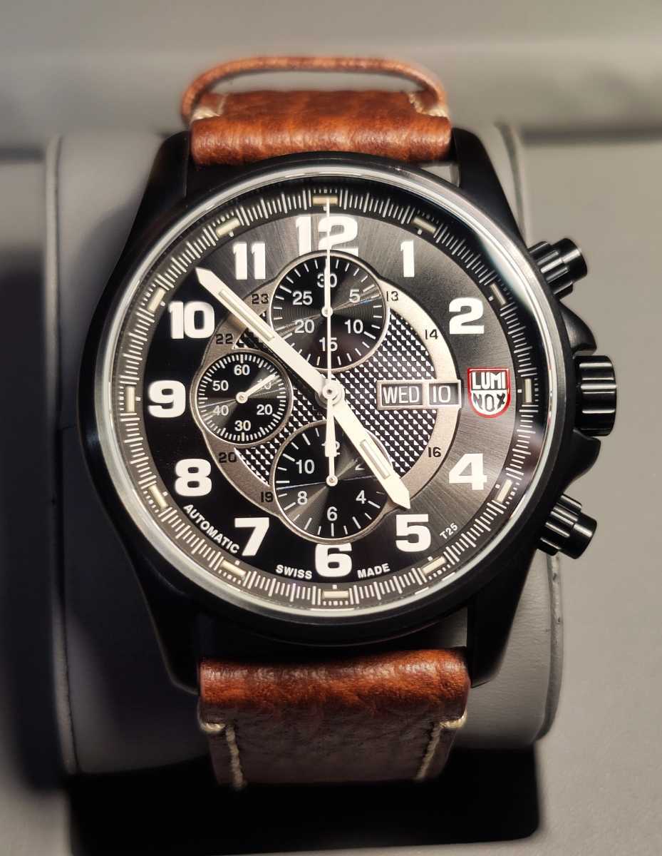 定価31万円 試着のみ LUMINOX fortis 自動巻き オートマチック TRASER ルミノックス 1860 1861 クロノグラフ ...