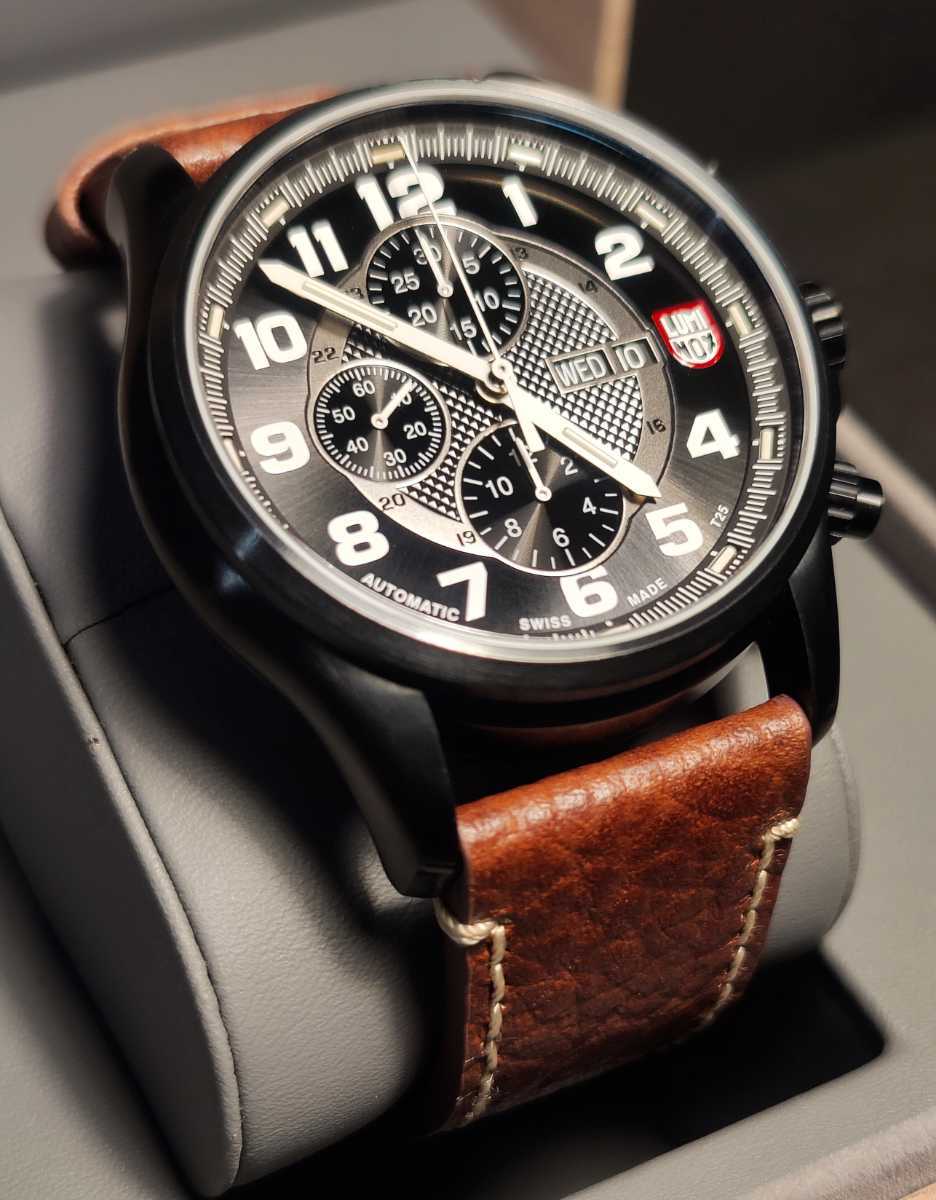 定価31万円 試着のみ LUMINOX fortis 自動巻き オートマチック TRASER ルミノックス 1860 1861 クロノグラフ ...