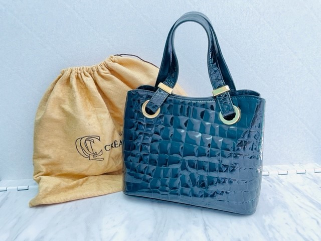 F2022/5/4① Creation Lusset クリエーション ルセ ハンドバッグ 黒 革バッグ(その他)｜売買されたオークション情報 ...