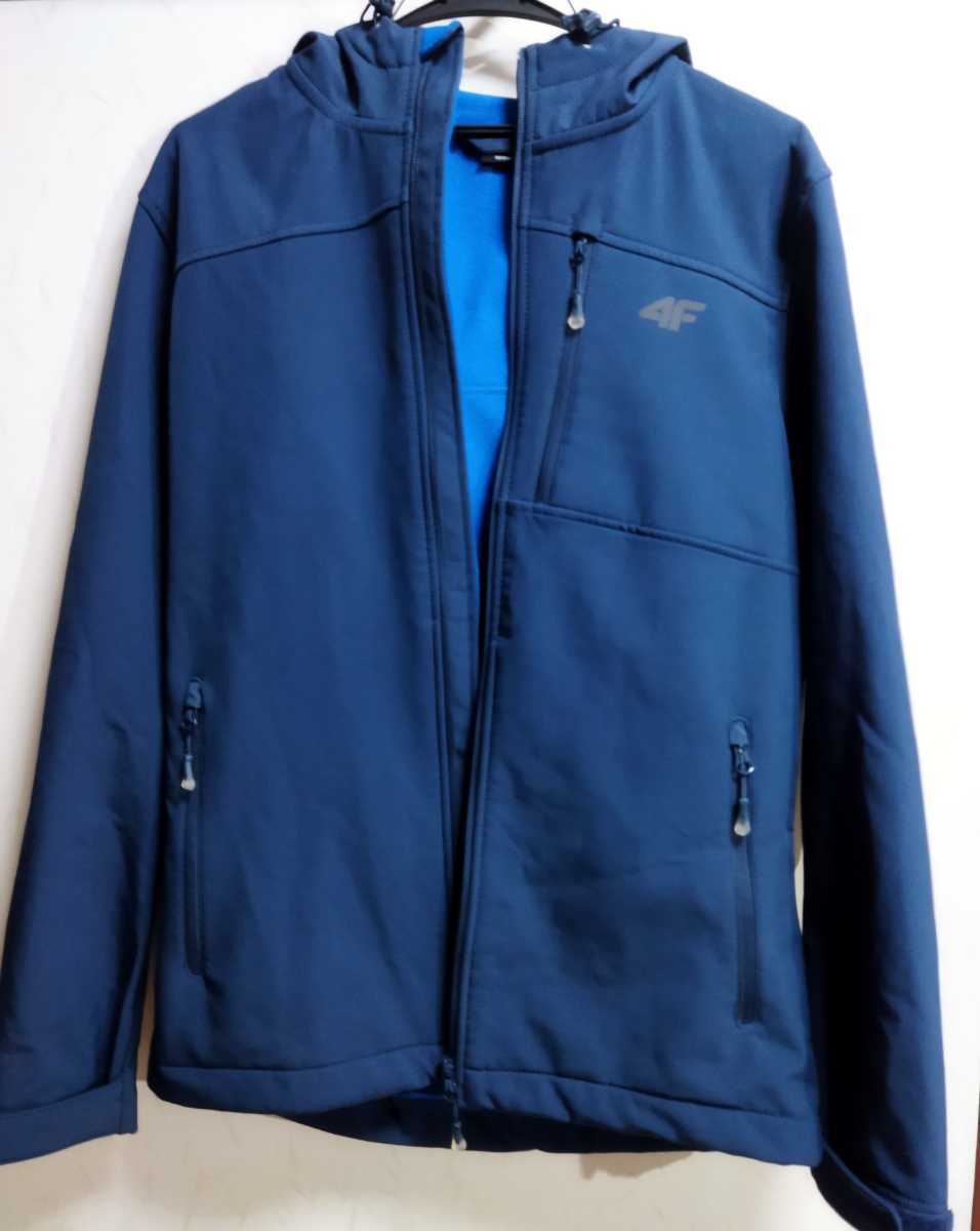 4F フォーエフ ポーランド NEO DRY 3000 MEMBRANE メンズ パーカー ジャケット ジャンバー S ネイビー 裏地フリース ...