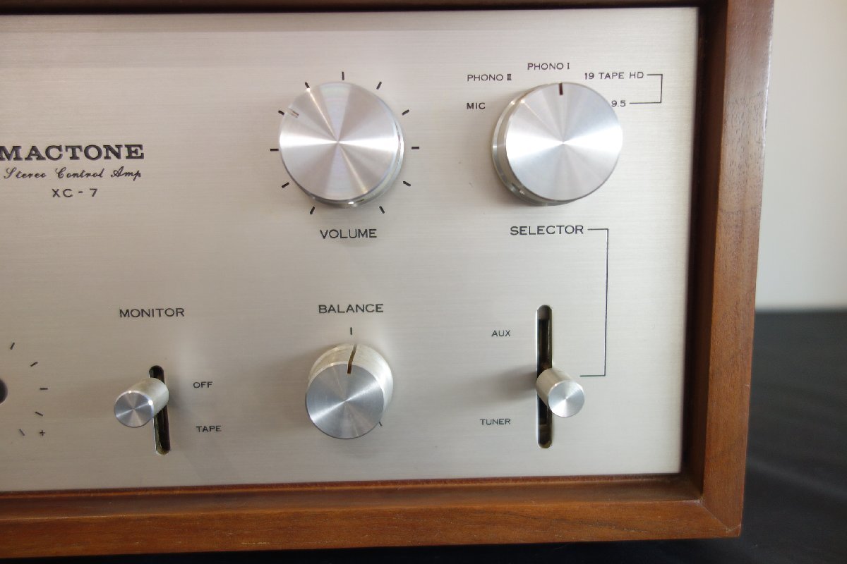 MACTONE マックトン XC-7 真空管プリアンプ m17(本体)｜売買されたオークション情報、yahooの商品情報をアーカイブ公開 - オークファン（aucfan.com）
