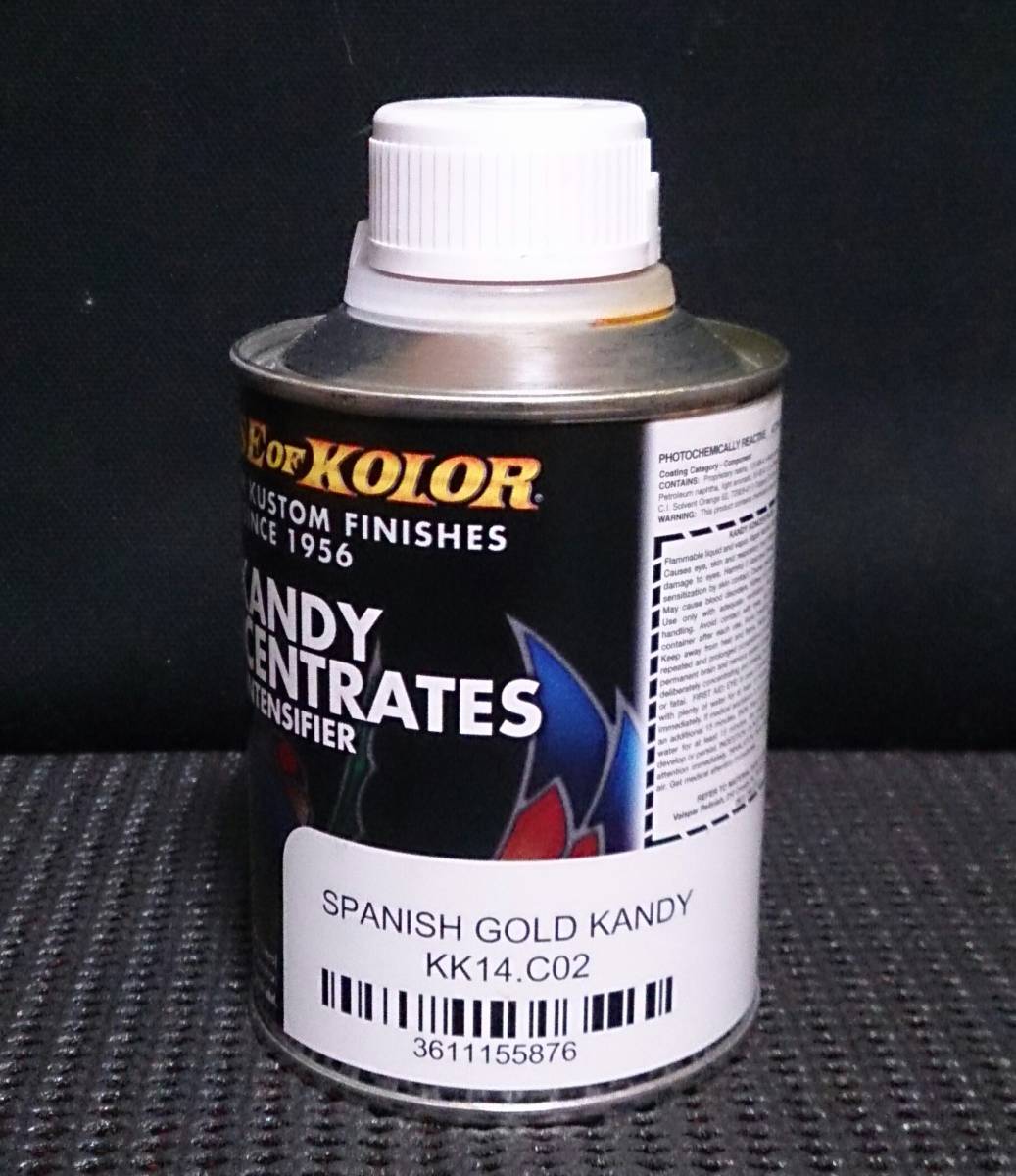 激安 発色抜群 カスタム塗料 ハウスオブカラー キャンディ KK-14 SPANISH GOLD(塗料)｜売買されたオークション情報 ...