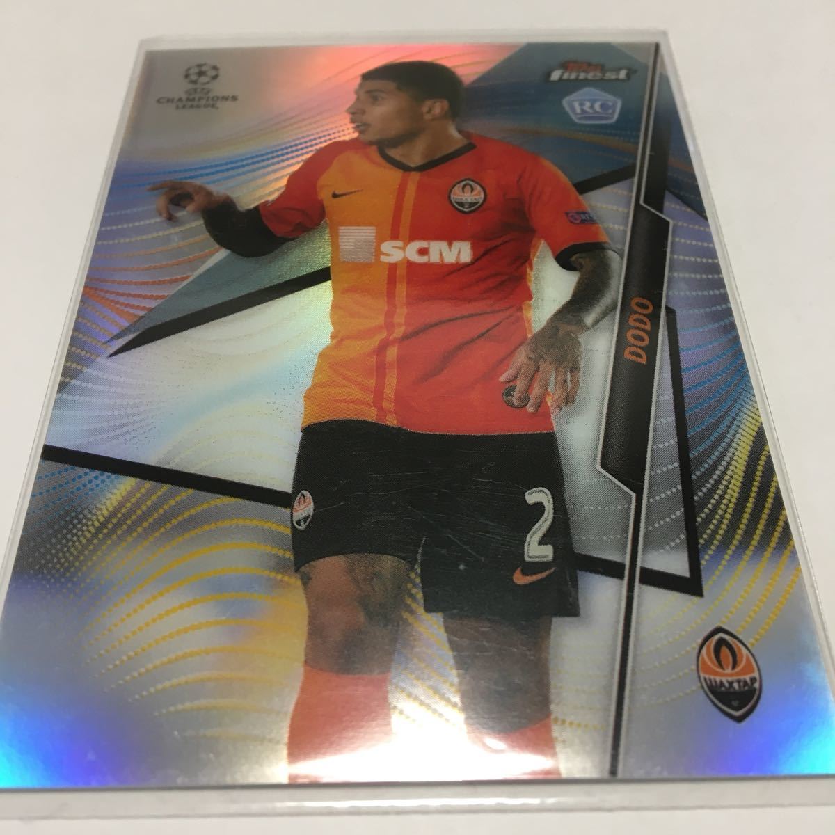dodo RCルーキー refractor 2021 Topps Finest UEFA Champions League FCシャフタール ...