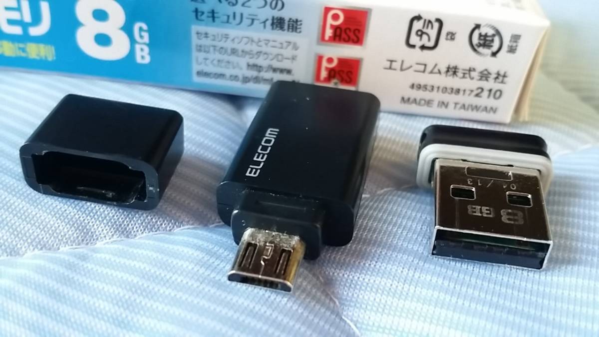 ELECOM USB2.0 8GB スマホ対応 MicroB 台湾製 MF-SAU208GBK(8GB)｜売買されたオークション情報、yahooの商品情報をアーカイブ公開 - オークファン ...