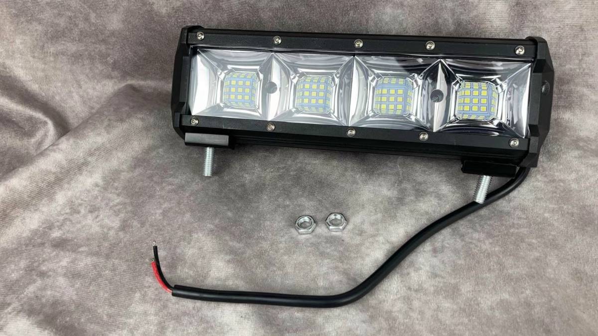 無くなり次第終了 汎用 108W LEDフォグランプ LEDワークライト 12V-24V対応 白 作業灯 投光器 船舶ライト 273(その他 ...