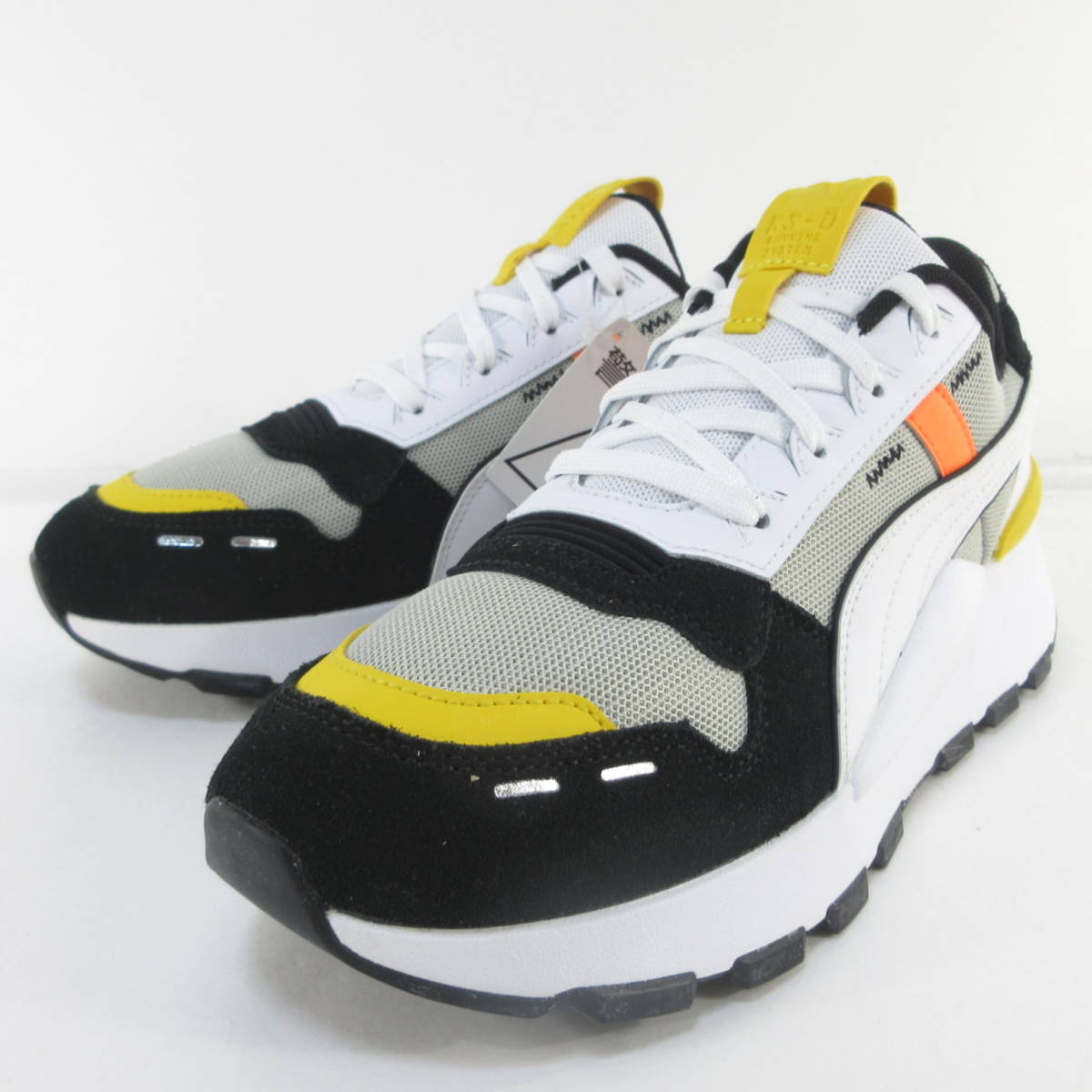 PUMA RS 2.0 ウィンタライズド スニーカー 27.0cm ホワイト/イエロー プーマ ランニングシステム J914(27.0cm ...