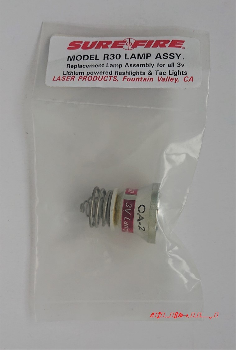 SUREFIRE R30 LAMP ASSY 検 交換バルブ 替バルブ 3P 310R classic weaponlight kimber ...