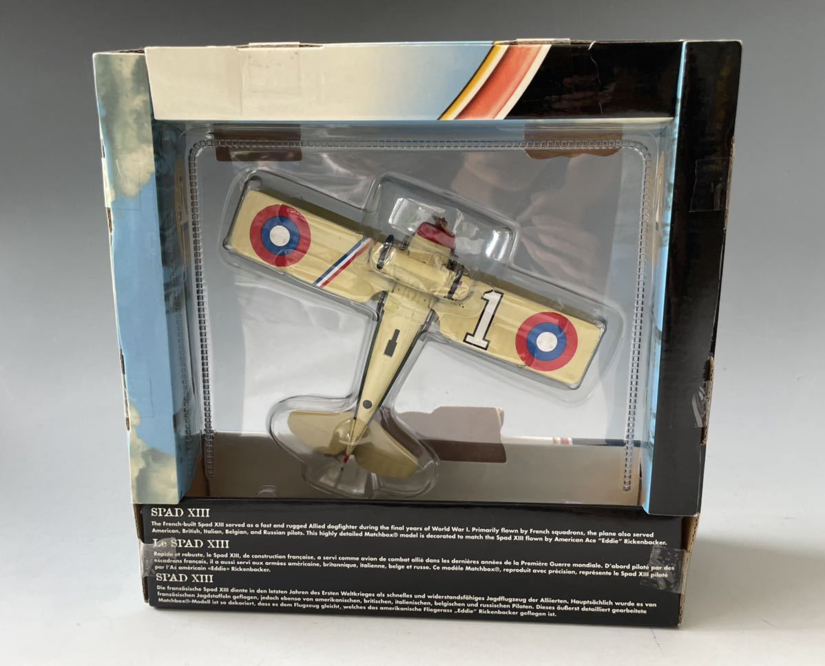 マッチボックス MATCHBOX SPAD XIII Collectibles SECOND LIEUTENANT FRANK LUKE JR ...